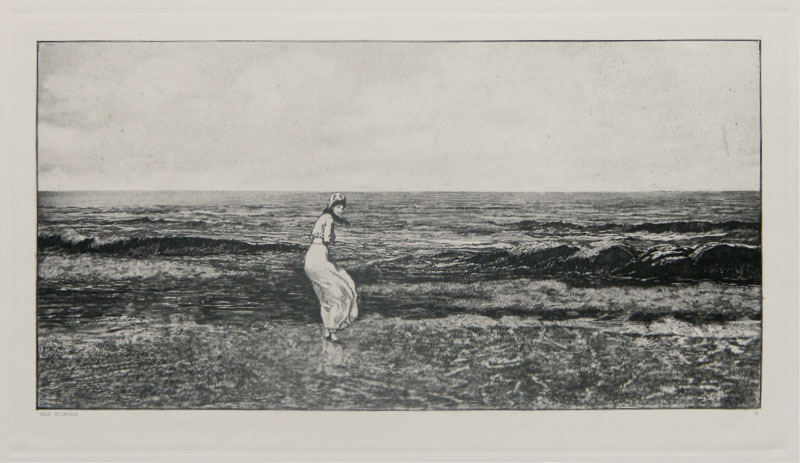 At the Sea; plate 2 from Intermezzi, Opus IV by Max Klinger | Annex ...