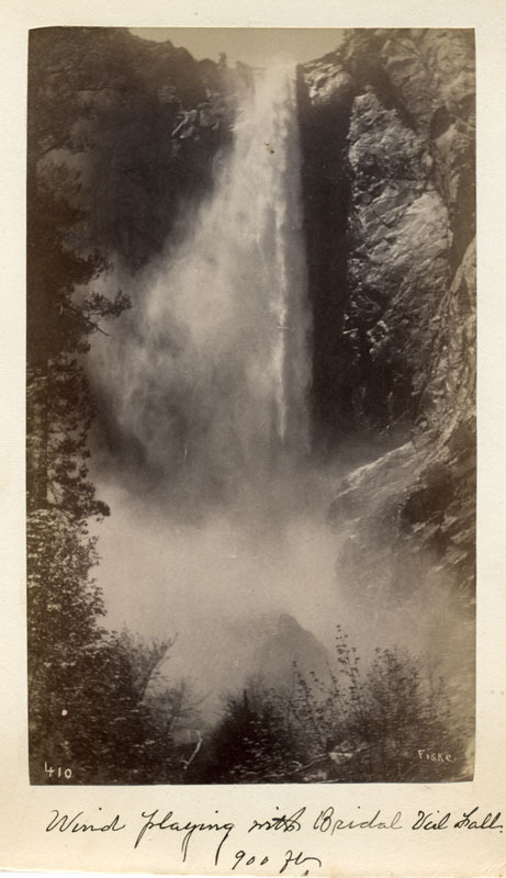 Wind Playing with Bridal Veil Fall. 900 ft. by George Fiske | Annex ...