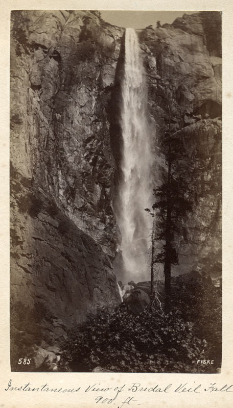 Instantaneous View of Bridal Veil Fall. 900 ft. by George Fiske | Annex ...