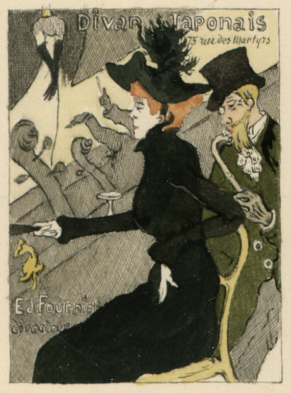 (Divan Japonais after Henri de Toulouse Lautrec) by Christophe Adrien ...