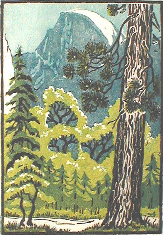 Half Dome, Yosemite, Spring by Della Taylor Hoss | Annex Galleries Fine ...