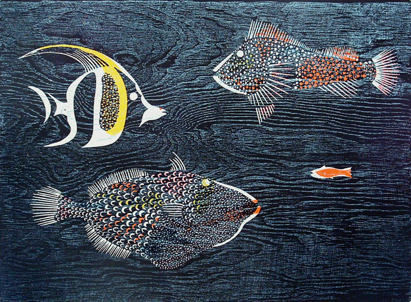 Hawaiian Fish by Emmy Lou Packard | Annex Galleries Fine Prints