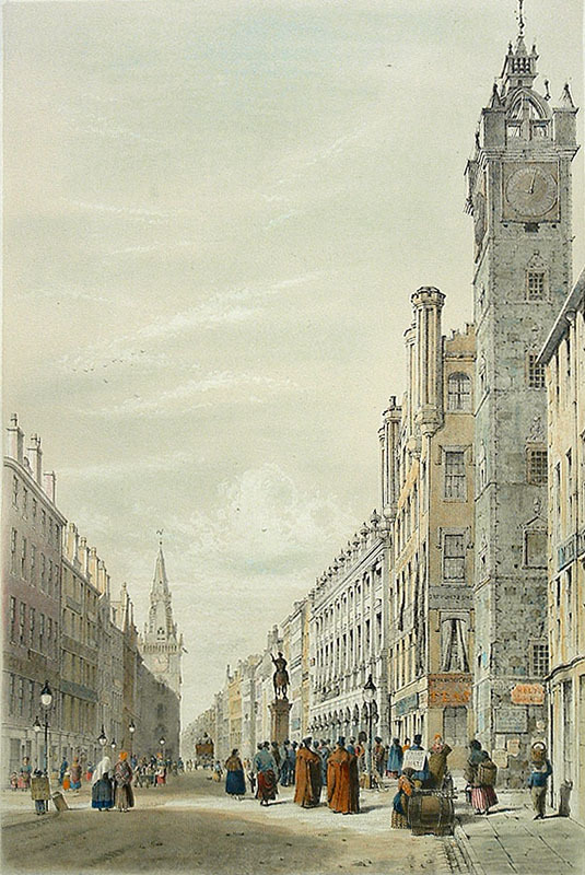 The Trongate, Glasgow (Plate 3 from Sketches in Scotland) by Samuel ...