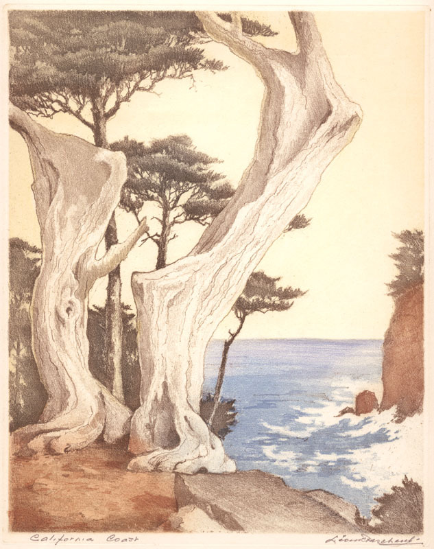 California Coast by Leon Rene Pescheret | Annex Galleries Fine Prints