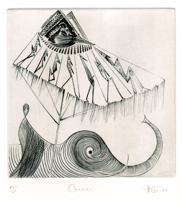 Caravan by Ian Hugo | Annex Galleries Fine Prints