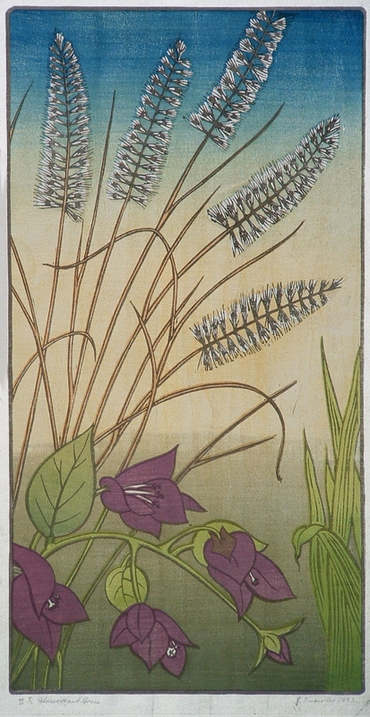 Flowers and Grass by Joseph Edward Knowles | Annex Galleries Fine Prints
