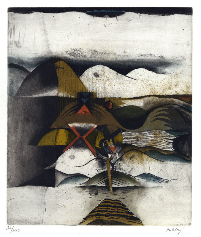 Untitled abstraction by Tuvia Beeri | Annex Galleries Fine Prints