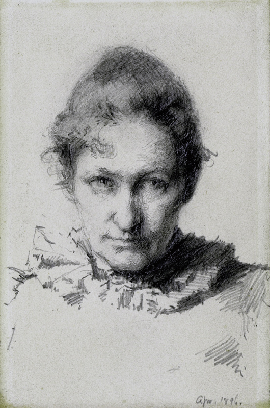 Self Portrait by Minerva Josephine Chapman | Annex Galleries Fine Prints