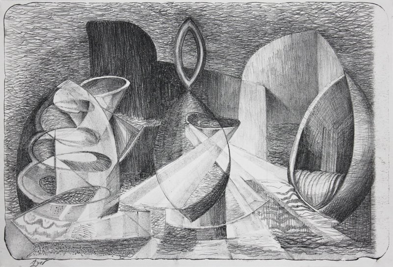 (Surrealist Composition) by Richard Gentry Ayer | Annex Galleries Fine ...