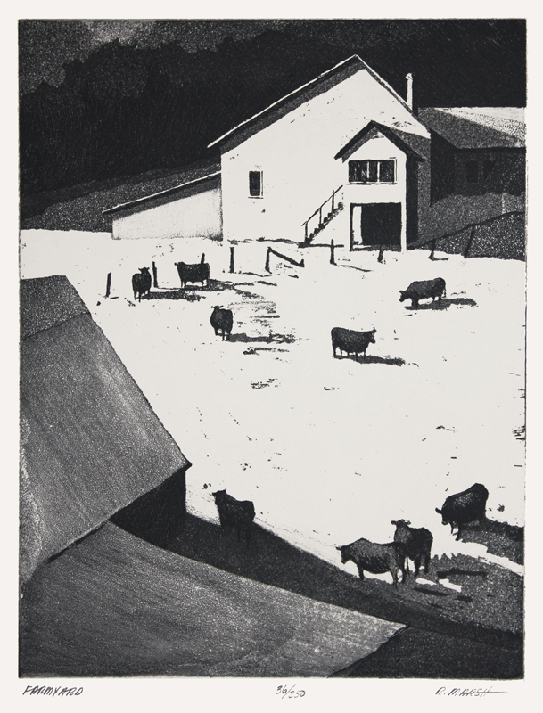 Farmyard by Robert Marsh | Annex Galleries Fine Prints
