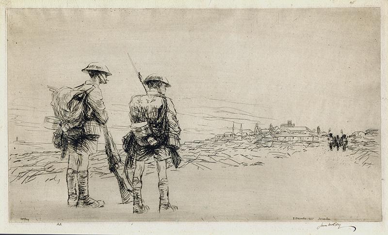 The Surrender of Jerusalem by James McBey | Annex Galleries Fine Prints