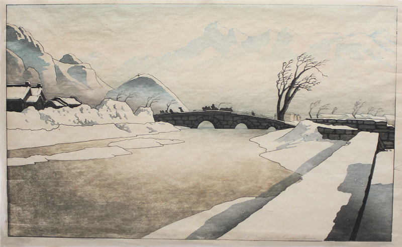 Bridge Over River at Jehol, Manchuria by Pieter Irwin Brown | Annex ...