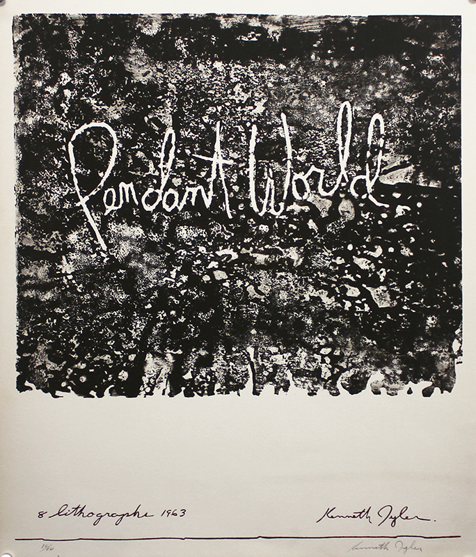 Pendant World I (From a portfolio of eight lithographs) by Kenneth ...