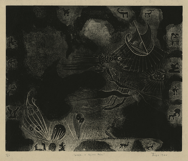 Under a Glass Bell by Ian Hugo | Annex Galleries Fine Prints