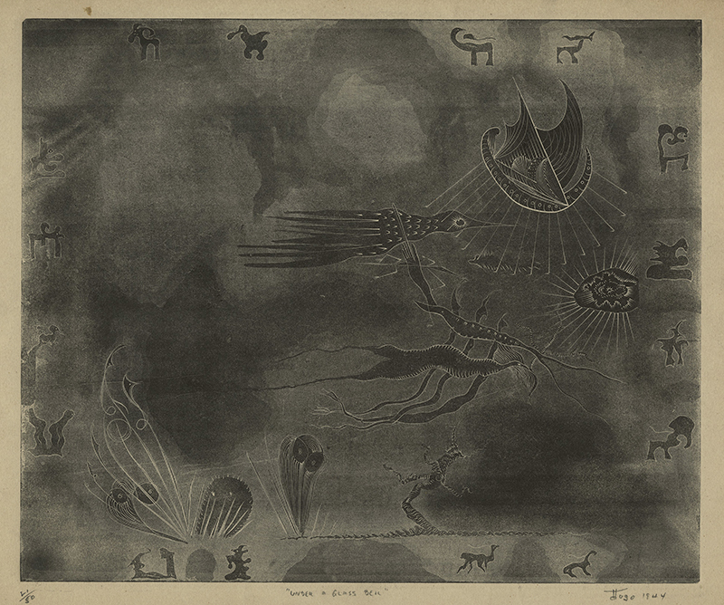 Under a Glass Bell by Ian Hugo | Annex Galleries Fine Prints