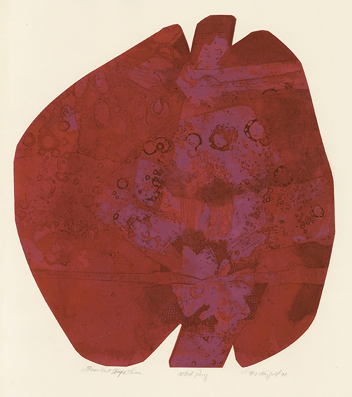 Four Part Shape Theme (Red) by Benjamin Leroy Wigfall | Annex Galleries ...