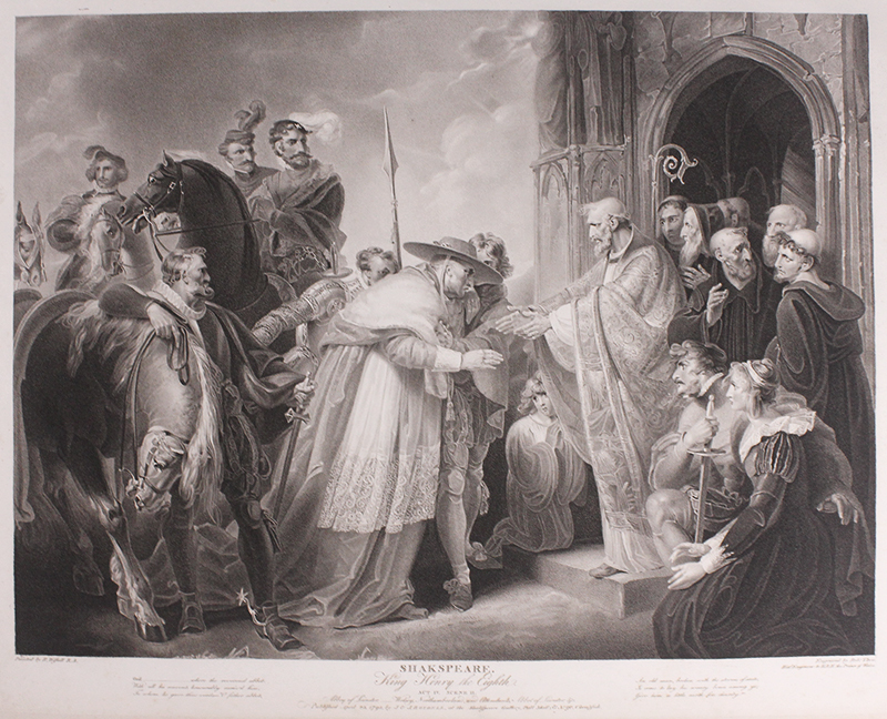 Shakespeare Gallery Folio, "King Henry VIII, Act IV, Scene II" (after ...
