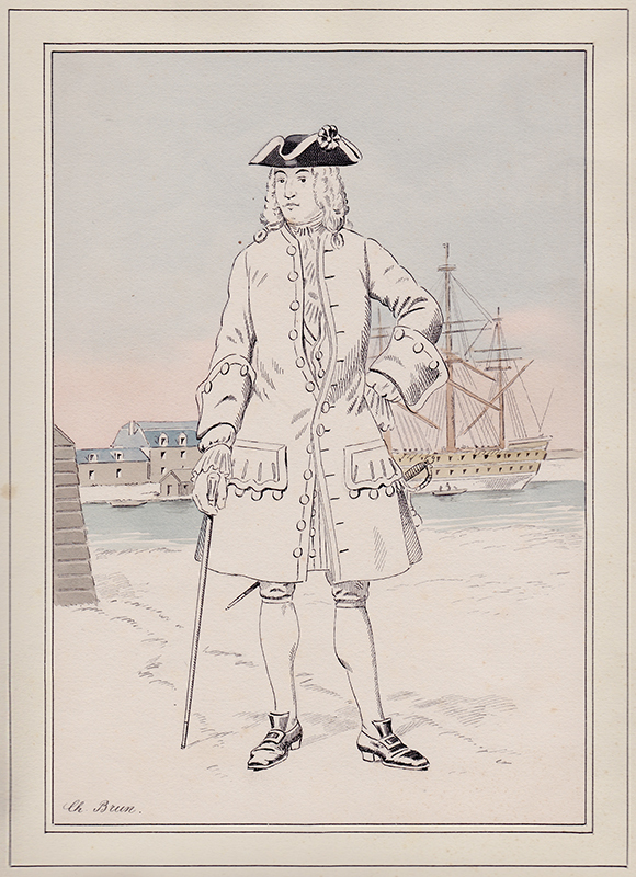 Untitled (18th century ship's captain) by Unidentified | Annex ...