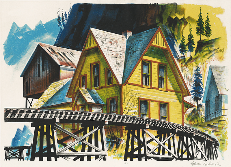 Trestles of Ophir (#2) by Edwin Fulwider | Annex Galleries Fine Prints