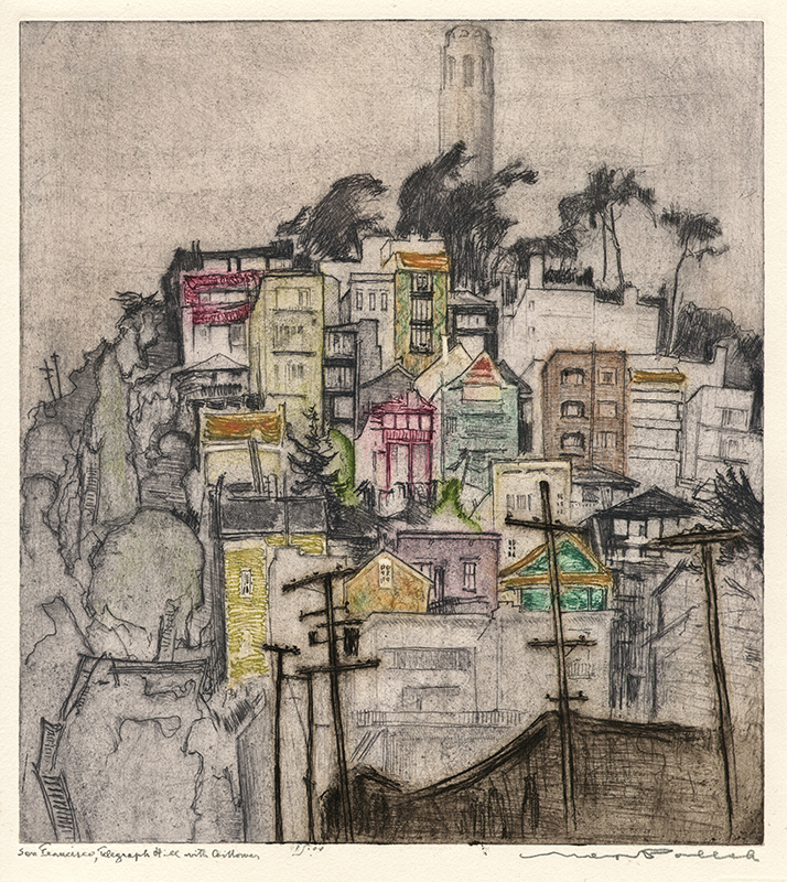San Francisco, Telegraph Hill with Coit Tower by Max Pollak | Annex ...