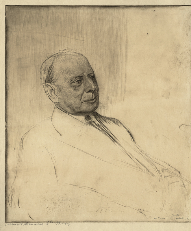 Albert Bender by Max Pollak | Annex Galleries Fine Prints