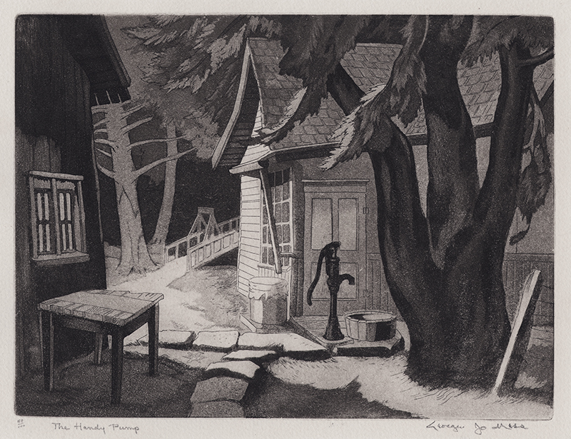 Handy Pump by George Joseph Mess | Annex Galleries Fine Prints