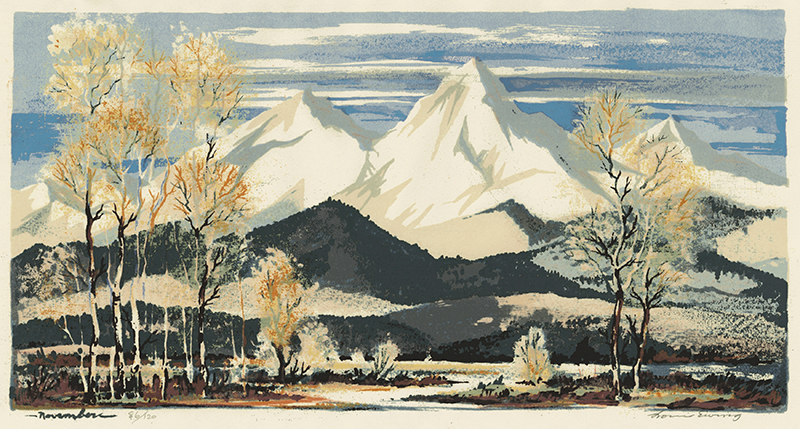 November by Louie Ewing | Annex Galleries Fine Prints