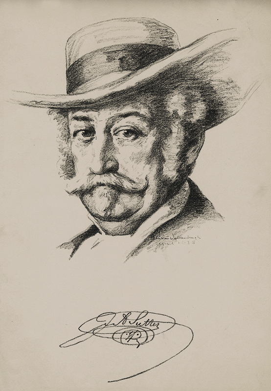 John Sutter (WPA) by Peter Van Valkenburgh | Annex Galleries Fine Prints