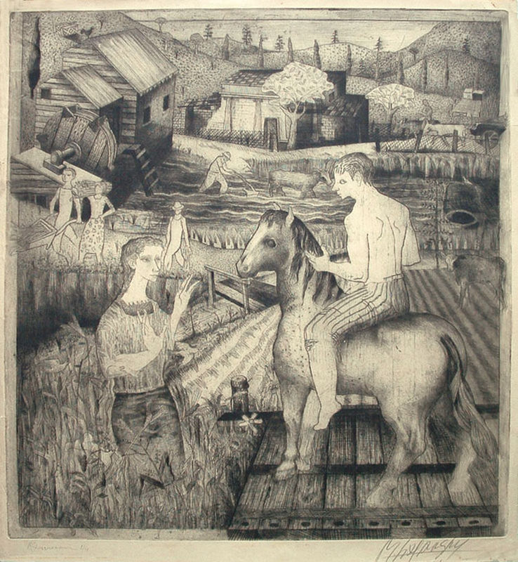 Anunciacion by Mauricio Lasansky | Annex Galleries Fine Prints