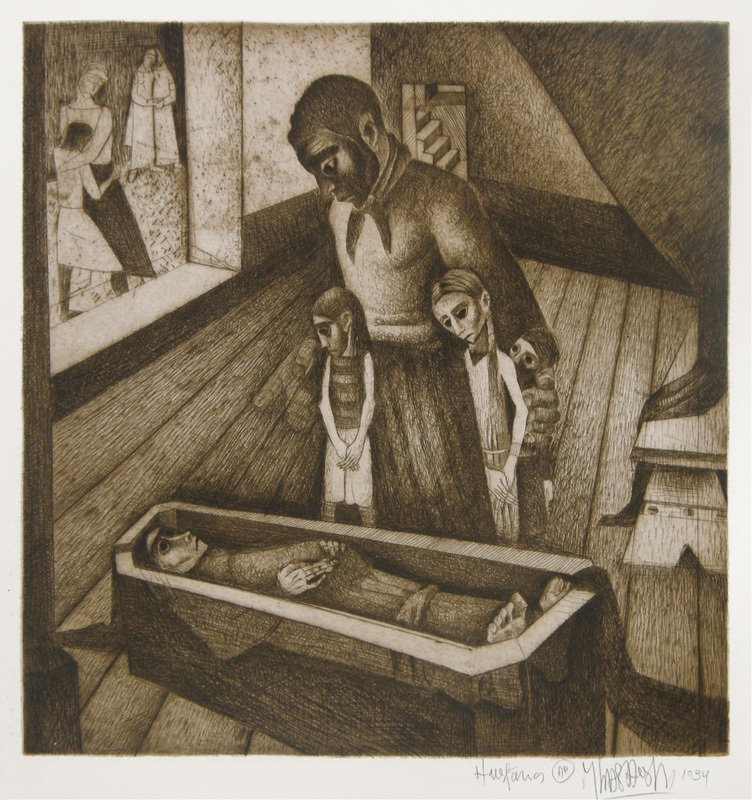 Huerfanos (Orphans) by Mauricio Lasansky | Annex Galleries Fine Prints