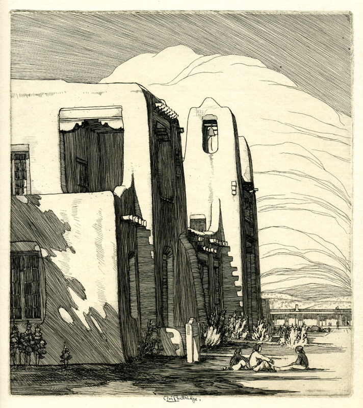 In Santa Fe (Architectural Study) by Roi George Partridge | Annex ...