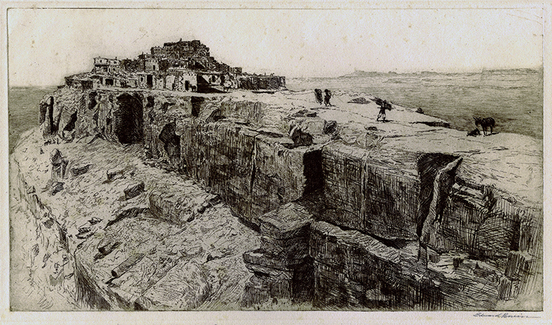 Walpi by Edward Borein | Annex Galleries Fine Prints