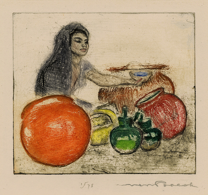 Mexico, Oaxaca Pots by Max Pollak | Annex Galleries Fine Prints
