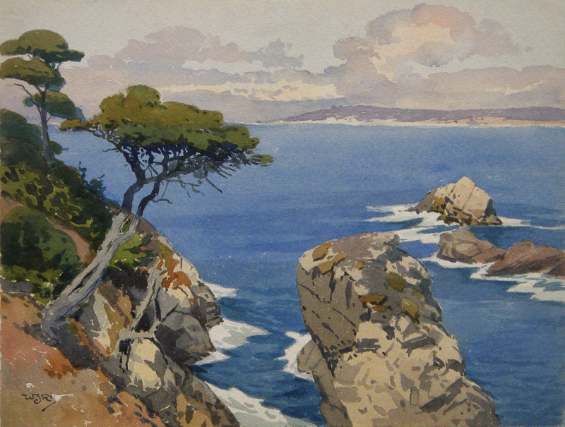 Pt. Lobos-Carmel by William Seltzer Rice | Annex Galleries Fine Prints