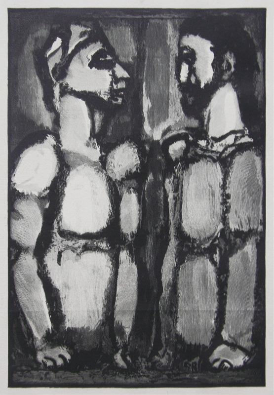 Untitled (two figures) - after the aquatint, cut by G. Aubert for the ...