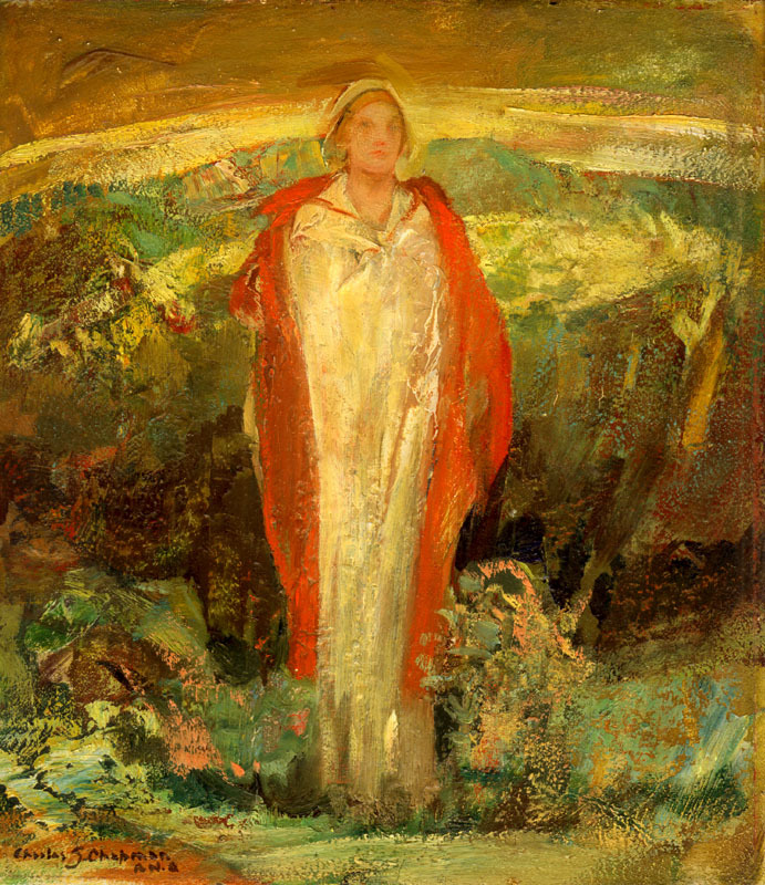 (Figure in a Landscape) by Charles Shepard Chapman | Annex Galleries ...