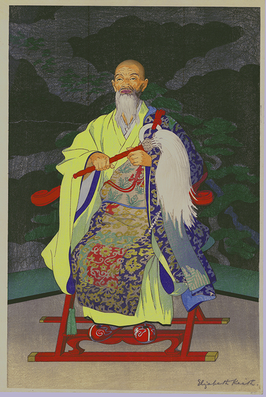 Buddhist Priest, Kyoto, Japan by Elizabeth Keith | Annex Galleries Fine ...