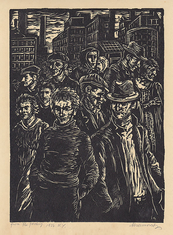 From the Factory by Albert Abramovitz | Annex Galleries Fine Prints