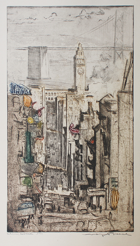 San Francisco, Landmarks by Max Pollak | Annex Galleries Fine Prints