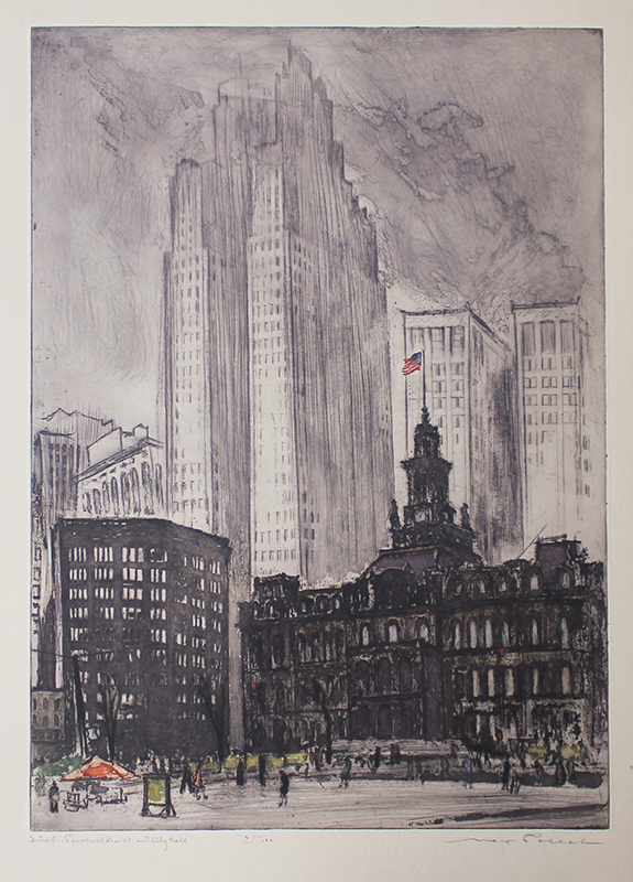 Detroit: Penobscot Building and City Hall by Max Pollak | Annex ...