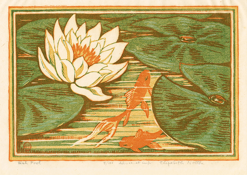 Fish Pool by Elizabeth Norton | Annex Galleries Fine Prints